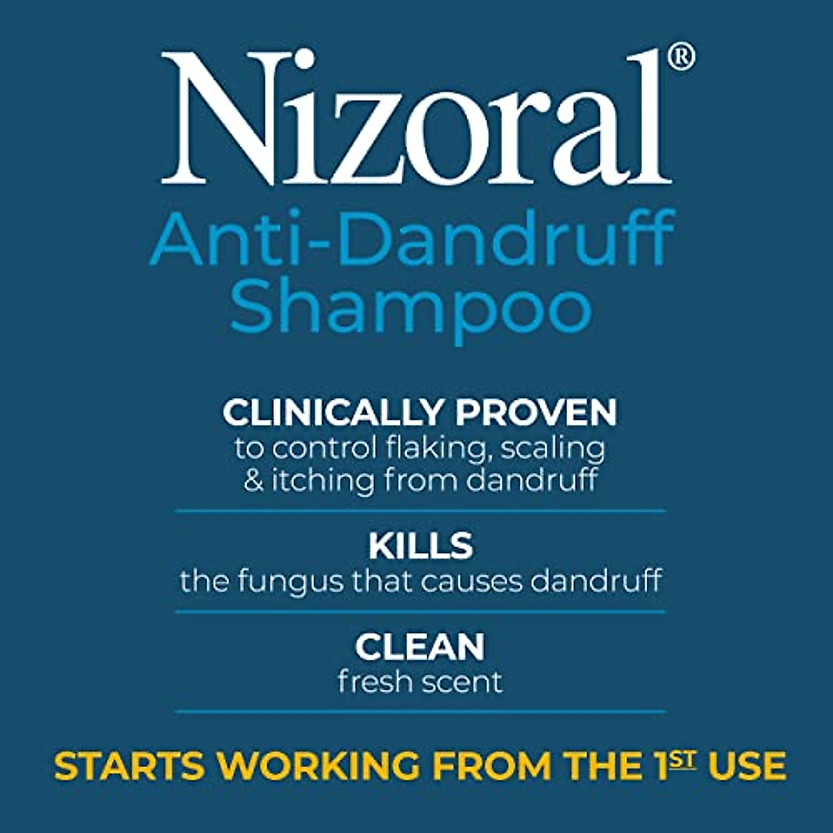 Nizoral Anti-Dandruff Shampoo, 7 Fl Oz (Pack of 2)