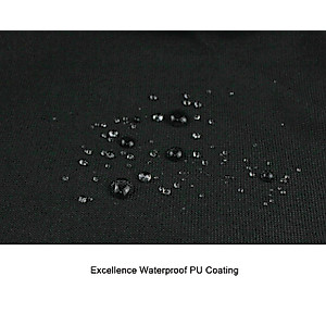 Dnalrhoi Black Generator Cover for Universal Generators,Heavy Duty Thicken 600D Polyester with Elastic Hem,Waterproof Weather/UV Resistant,Fits for 4000-6500 Watt(26''L x 20''W x20''H)