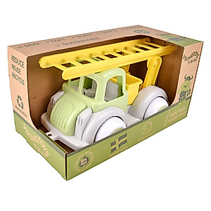 VIKINGTOYS Viking Toys - Ecoline Jumbo Fire Truck - Toy Vehicle with Ladder, Made from Oil-Free Plant-Based Material, Safe and Non-Toxic, for Kids Ages 1 Year +