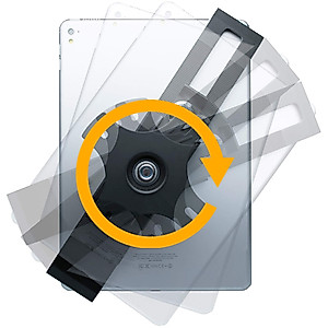 Compact Wall Mount – CTA Security Wall Mount with Lock & Key System for iPad 10th Gen 10.9" - iPad 7th/8th/9th Gen 10.2" - Galaxy Tab S3 - Surface Go 3 & Other 7-14” Tablets - Black (PAD-CSWM)