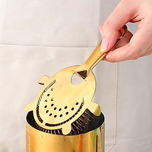 Buyer Star Cocktail Shaker Bar Set,Rainbow Juice Shaker, 25oz Martini Shaker, Fast Cooling Drink, 8-piece Bartender Kit Drink Bartender Stick Tool Set