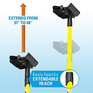 SubZero 2610XB 48" Extender Snowbroom with Integrated Squeegee Head (Colors may vary)