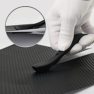 EHDIS Wrapping Paper Cutter Backpaper Slitter Film Cutting Tool Gift Wrap Cutter Carbon Film Vinyl Wrap Cutting Knife for Adhesive Vinyl,Craft Paper,Photo,Scrapbooking (2, Black)