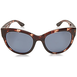 Costa Del Mar Woman Sunglasses Shiny Coral Tortoise Frame, Gray Lenses, 55MM