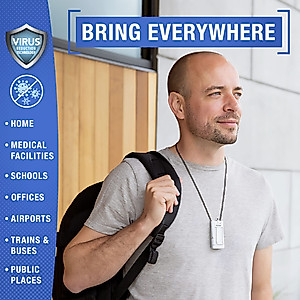AirTamer A302 | Small Personal and Portable Air Purifier | Lithium Battery Operated | New Electrostatic Purification Technology, Proven Performance, Metal Travel Case