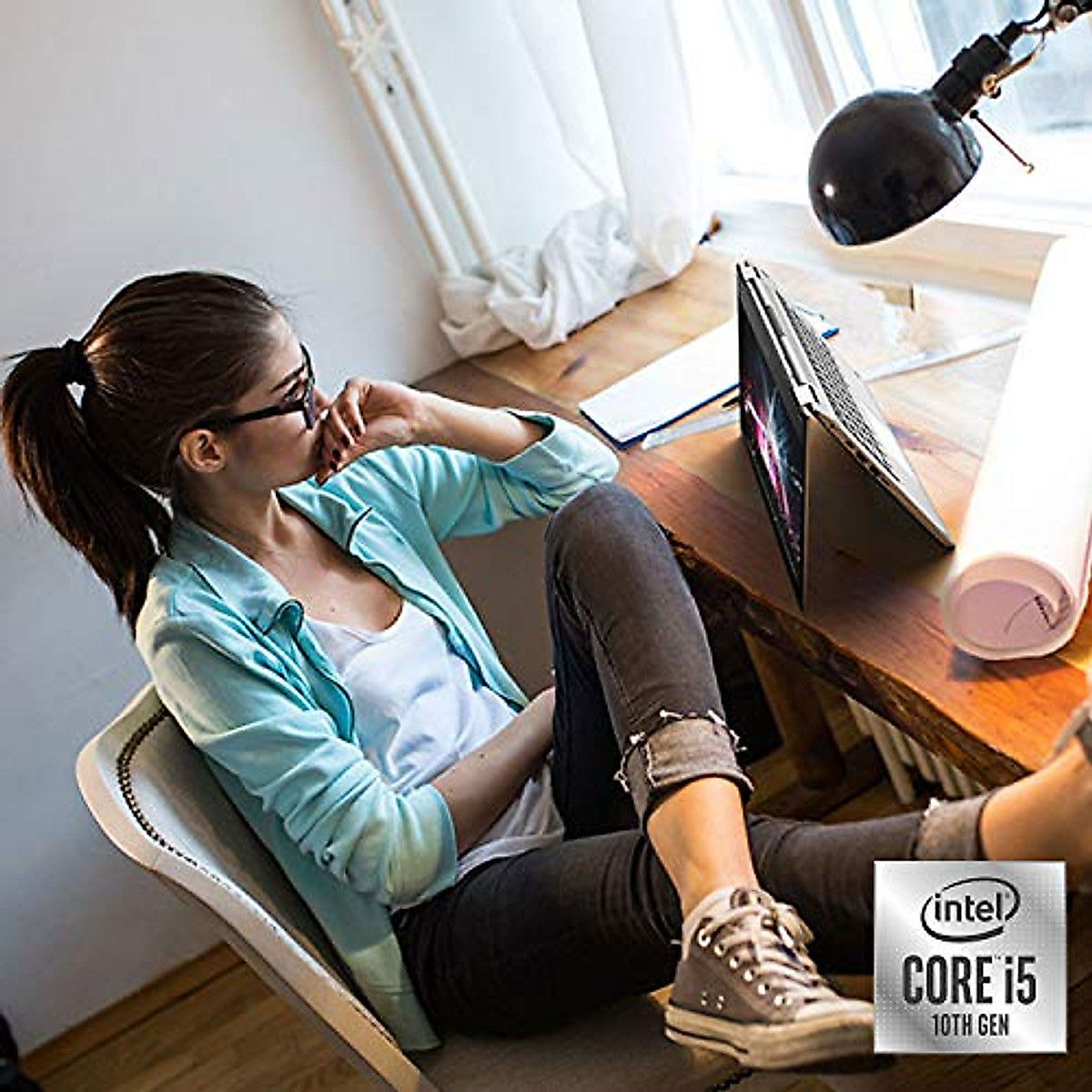 Acer Spin 3 Convertible Laptop, 14" Full HD IPS Touch, 10th Gen Intel Core i5-1035G4, 8GB LPDDR4, 512GB NVMe SSD, WiFi 6, Backlit KB, Fingerprint Reader, Rechargeable Active Stylus, SP314-54N-50W3