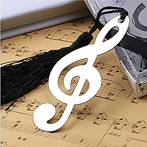 UPlama Pack of 8 Music Bookmark Favors,Wedding Gift Favor Gift Boxed Book Lovers Collection Bookmarks