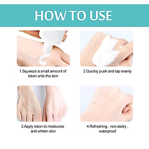 ROUSHUN Underarm Cream, Body Cream - Nourishes Moisturizes Underarm, Neck, Knees, Elbows, Between Legs 2 fl.oz