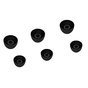 MOTONG for Samsung Galaxy Buds 2 Silicone Eartips Accessories, Silicone Protective Earphone Ear Tips Case Cover for Samsung Galaxy Buds 2 SM-R177 (Silicone Black)