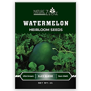 Fruit Seeds, Watermelon Seeds, Melon Seeds, Fruit Seeds for Planting, Sweet Watermelon Seeds for Planting, Cantaloupe Seeds, Sugar Baby, Black Diamond, Charleston Grey, Hales Best, Green Honeydew