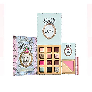 Too Faced Enchanted Beauty Unbearable Glam Holiday Limited Edition Makeup Collection - better than sex mascara mini, 12 eyeshadow shades, highlighter, blush