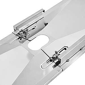 SGP4333SB SGP4033N Drip Pan Grill Replacement Parts for Stok Grease Tray SGP4032N SGP4130N SGP4331 SGP4330SB SGP4330 Master Forge MFA350BNP MFA350CNP Adjustable Drip Tray With Catch Pan Assembly