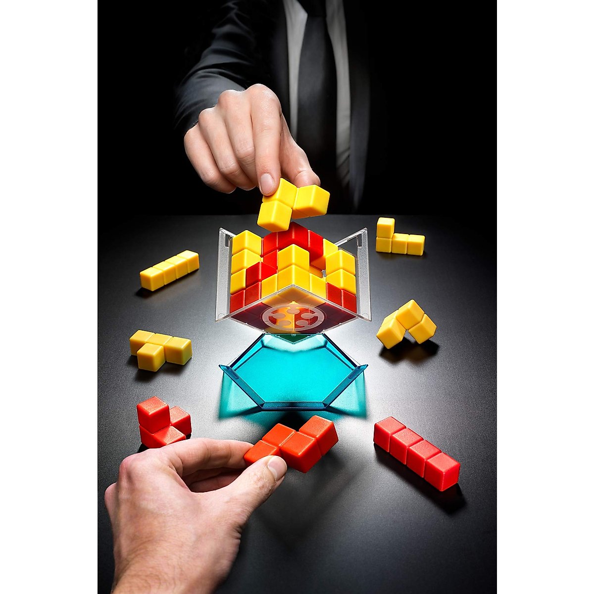 SmartGames Cube Duel - a 2-Player 3D Strategy Game with 1-Player Mode Ages 10 - Adult