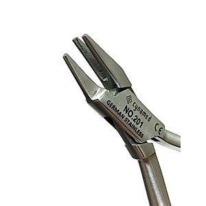 Premium German Stainless Orthodontic Aderer Plier 3 Prong Dental Wire Bending Plier Priple Beak Lab
