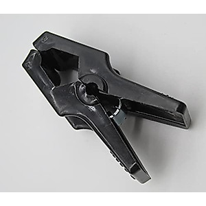 NAHANCO HC101 2" Plastic Hercules Clips, Black (Pack of 100)