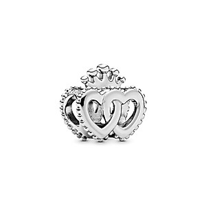 Pandora Jewelry United Regal Hearts Sterling Silver Charm