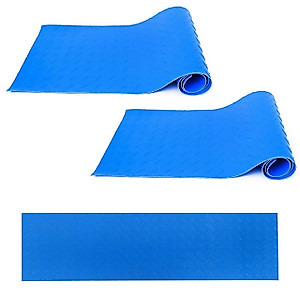 Two Rolls 36inch*9inch 2.5MM Thick Swimming Pool Ladder Mat NO-Slip Texture for Above Ground Steps Pad Stairs Under Pools Accessories