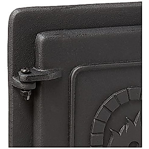 Minuteman International Cast Iron Clean-Out Door, 8 by 8-Inch,Black