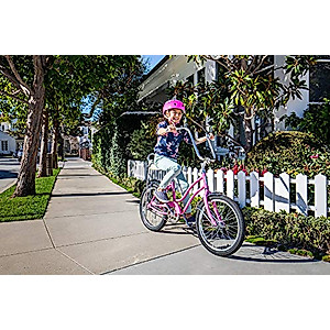 Schwinn Fair Lady Cruiser Bike, 20-Inch Wheels, Pink
