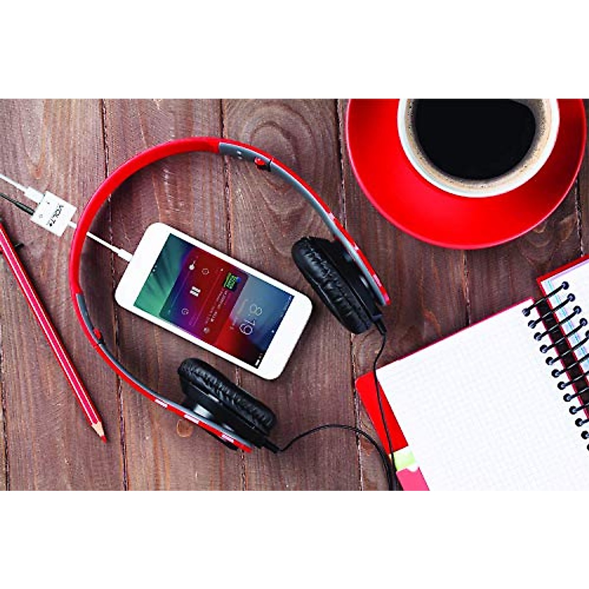 VOLT PLUS TECH USB C to 3.5mm Headphone Jack Audio Aux & C-Type Fast Charging Adapter Compatible with Samsung Galaxy Tab S7/S7+/S6/Lite/S5e/Plusand Many More Devices with C-Port