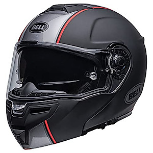 BELL SRT Modular Helmet (Hartluck Jamo Matte/Gloss Black/Red - X-Large)