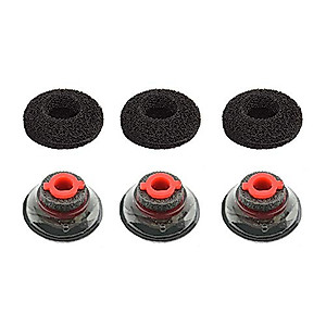 3X Ultra Comfort Eartips Ear Buds Replacement Earphone Ear Tips Kits Earpads Foam Set Cushion for Plantronics Voyager 5200 5220 5210 Series Bluetooth Headset Headphone (Medium M)