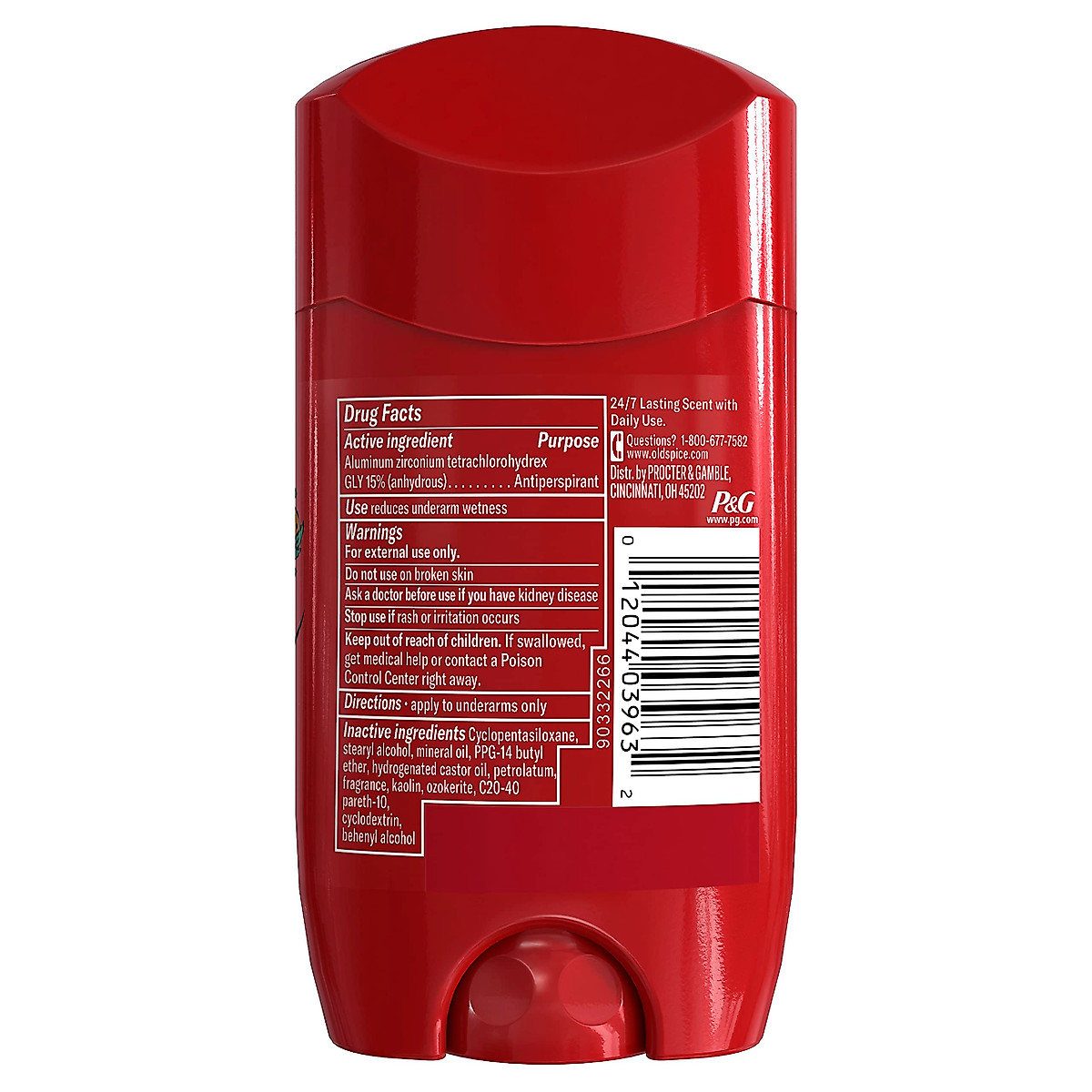 Old Spice Anti-Perspirant Deodorant for Men, Bearglove Scent, 2.6 Oz