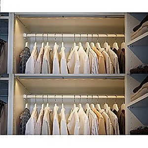 I-K-E-A KOMPLEMENT PAX Wardrobe Clothes Rail, White Closet Rod Hanging Storage Organizer 19 5/8 Inches