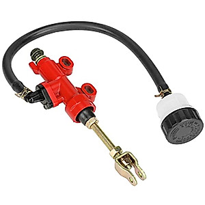 YOXUFA Rear Brake Master Cylinder Reservoir for 98cc 196cc 212cc 2.8hp 6.5hp Coleman KT196 CK100 SK100 150cc Yerf Dog Helix Go Kart Cart Buggy 110cc 125cc 200cc 250cc Chinese ATV Quad Pit Dirt Bike