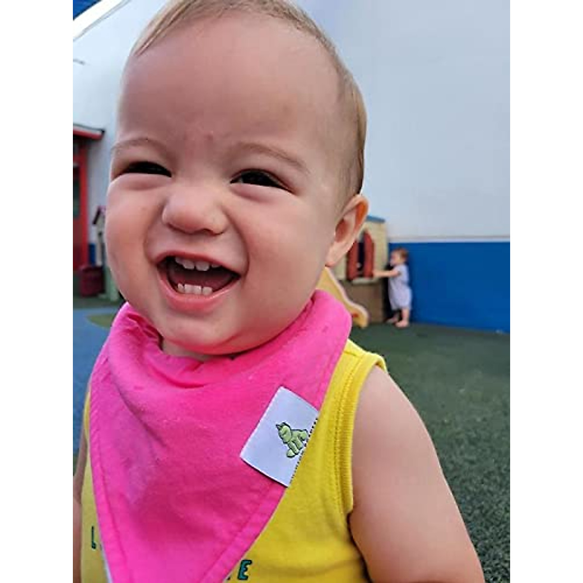 Quinton Bradley Baby 4 Pack Bandana Drool Bib Basics Solid Color (Pink)