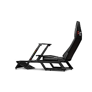 Next Level Racing F-GT Racing Simulator Cockpit. Formula and GT racing simulator cockpit compatible with Thrustmaster, Fanatec, Moza Racing on PC, Xbox and PS