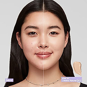 Revlon Illuminance Skin-Caring Liquid Foundation, Hyaluronic Acid, Hydrating and Nourishing Formula with Medium Coverage, 201 Creamy Natural (Pack of 1)