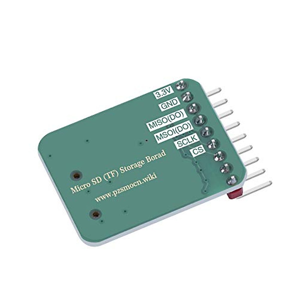 Pzsmocn Micro-SD/TF Memory Card Reader Adapter Slot Socket Module (2 Pcs) Compatible with Raspberry Pi and Arduino Board. for Smart Homes, Offices, 3D Printer and Teaching Interact with Robots.