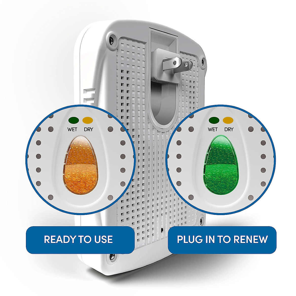 Eva-dry E-333 Renewable dehumidifier, Pack of 1, White Sand