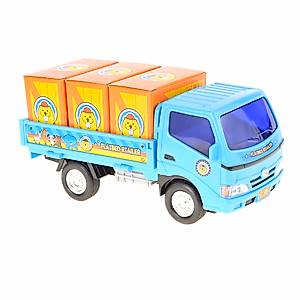 PowerTRC Forklift & Truck Play Set Friction Powered | Warehouse,Construction Pretend Toy Set, Toddler Cars Trucks | Gifts Toy Boys Ages 3-5,6,7,8,9+