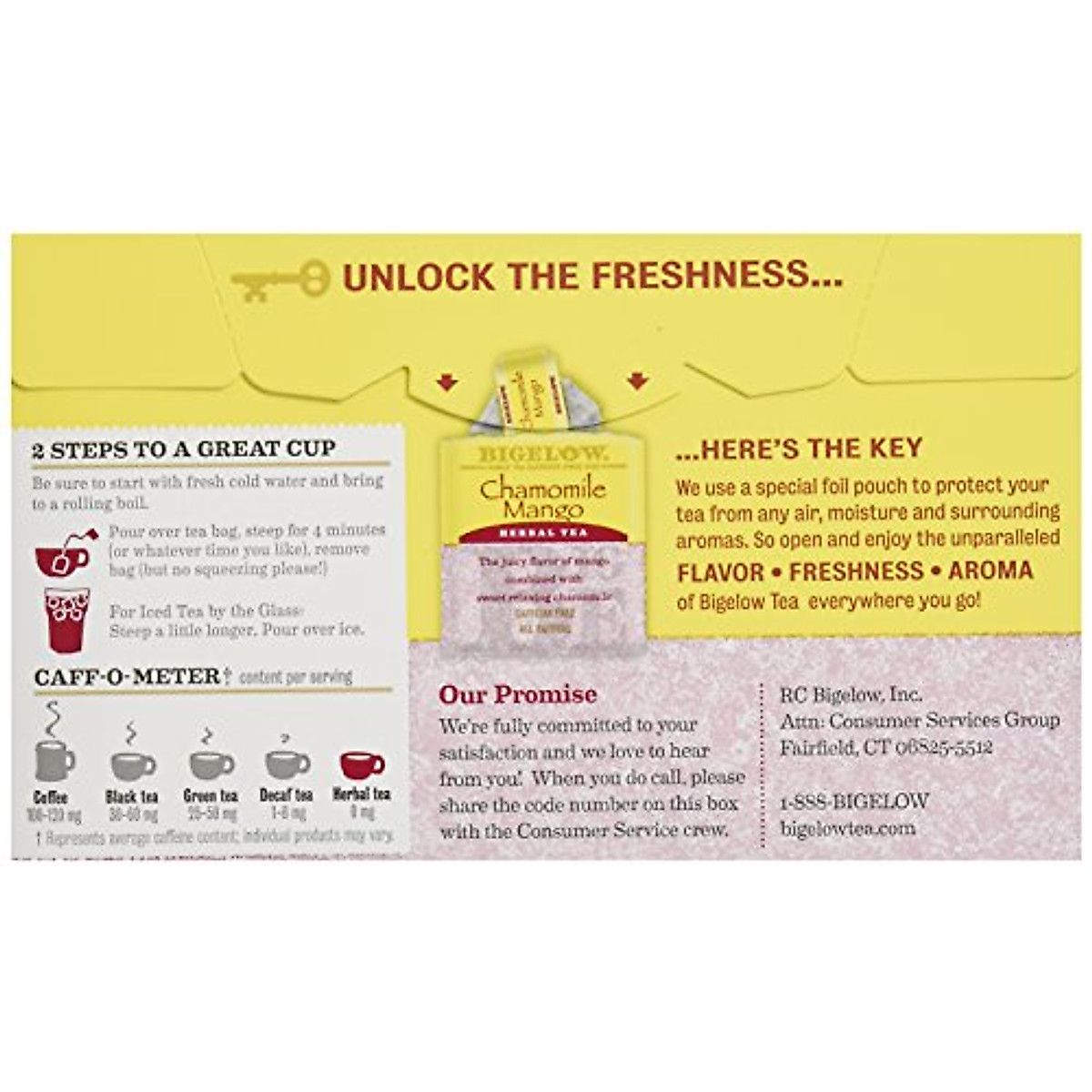 Bigelow Tea Chamomile with Mango Tea, 20 ct