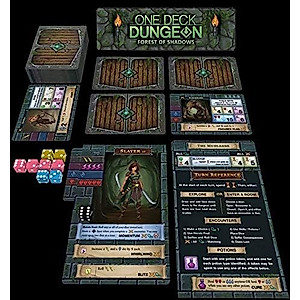 Asmadi Games One Deck Dungeon: Forest of Shadows Board Games , Green