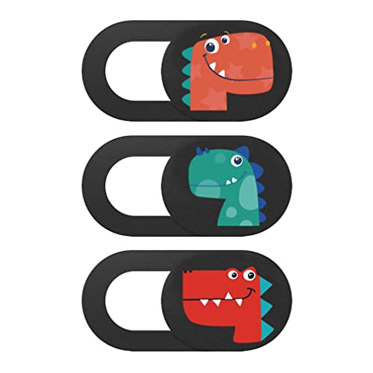 SOLUSTRE Camera Slider 3Pcs Laptop Camera Cover Slide Cartoon Webcam Cover Phone Camera Cover Computer Camera Cover Your Privacy and Computers Laptops