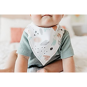Copper Pearl Baby Bandana Drool Bibs for Drooling and Teething 4 Pack Gift Set “Zella