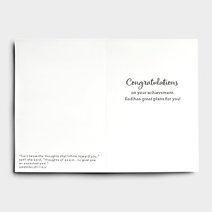 DaySpring - Paths Graduation - King James Version - 12 Boxed cards & Envelopes (4 Design Assortment with Scripture) - Graduate Your Future is as Bright as the Promises of God (J1336)