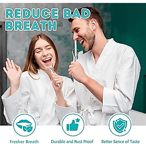 Tongue Scraper, Tongue Cleaner, Oral Care Tongue Scrubber, Tongue Cleaning Brush (1pcs)