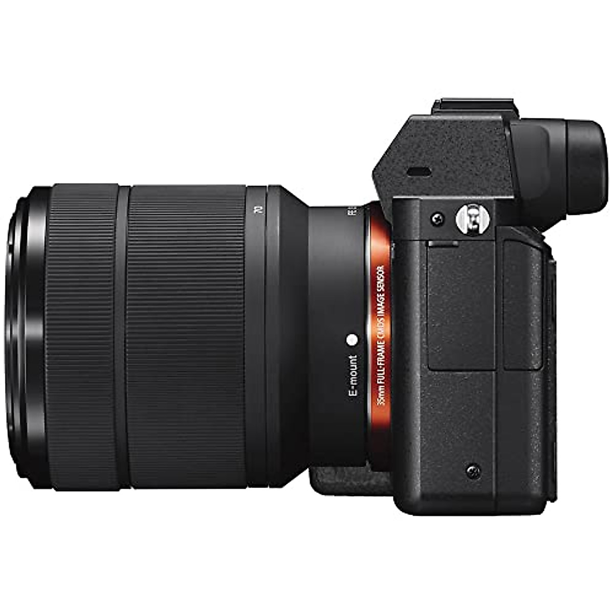 Sony a7 II Mirrorless Camera with 28-70mm Lens (ILCE7M2K/B) + Bag + 64GB Card + Card Reader + Flex Tripod + Hand Strap + Memory Wallet + Cap Keeper + Cleaning Kit (Renewed)