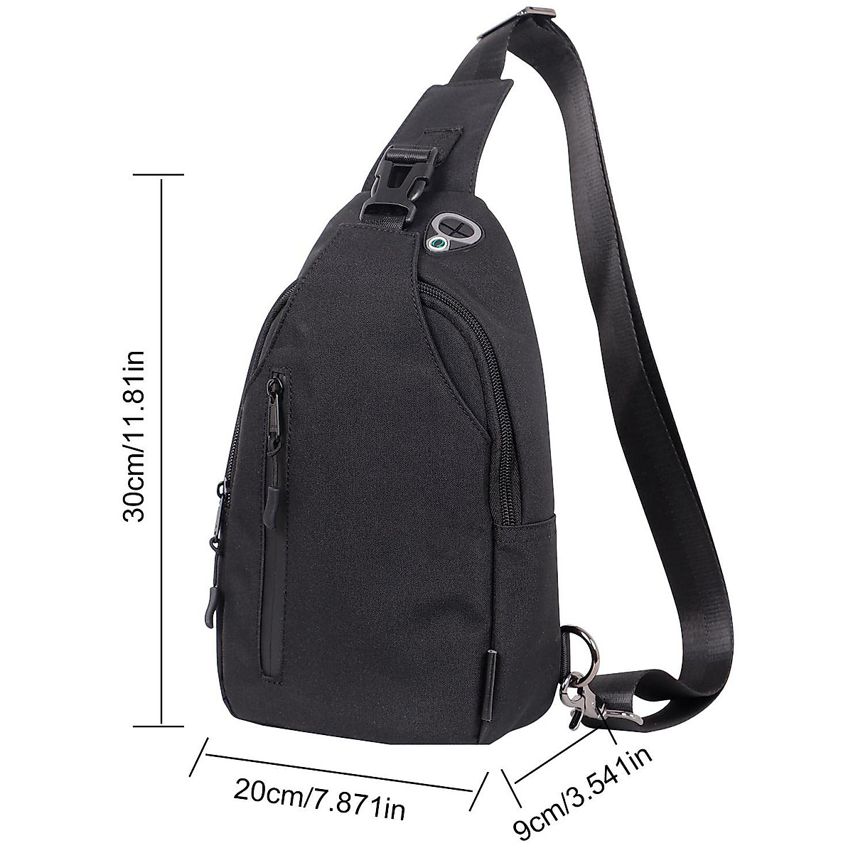 Sling Crossbody Bag Travel Anti Theft Safe Bag for Men Women Waterproof