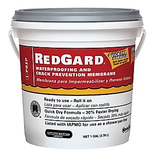 Custom Building Products RedGard Ready to Use Pink Waterproofing and Crack Prevention 1 gal.