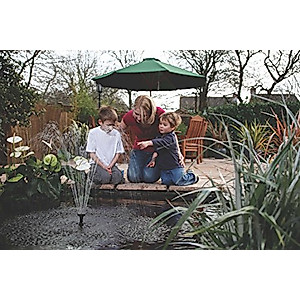 Pennington Aquagarden , Universal 1200 All in One Submersible Pond & Water Pump , Suitable for Fountains, Filters, Waterfalls, Hydroponics & Aquaponics , For Ponds up to 600 Gallons, 1200 - large pond