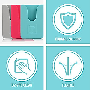 Tributary Brands - Phone Holder Compatible with Bogg Bag - Universal and Made of Silicone Teal