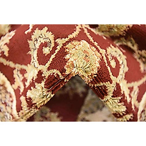 Unique Loom Voyage Collection Traditional Oriental Classic Intricate Design Area Rug (2' 7 x 10' 0 Runner, Red/Tan)