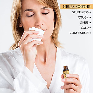 Prime Natural Breathe Essential Oil Blend 1oz - Pure, Undiluted, Therapeutic Grade for Aromatherapy, Scents & Diffuser - Sinus Relief, Allergy, Congestion, Cold, Cough, Headache