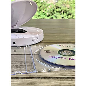 Verbatim CD DVD Blu-Ray Clear Slim Jewel Cases, 5.2 mm – 25 Pack