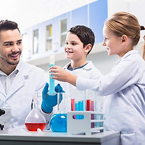 5pcs Measuring Cylinder 250ml Hexagonal Base Transparent Plastic Graduated Cylinder（Blue Scale） Premium Polypropylene 250ml Science Measuring for Lab Test Tube